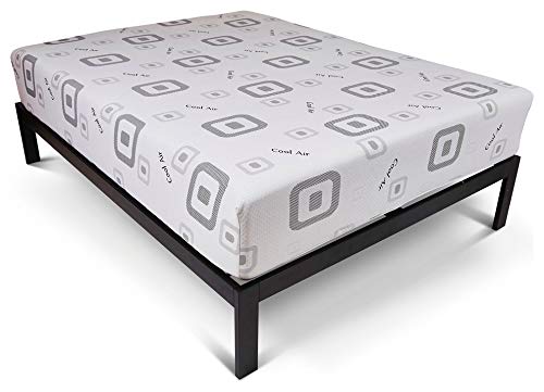 Wolf Harmony Wrapped Coil and Gel Memory Foam Hybrid Mattress/Platform Set, King