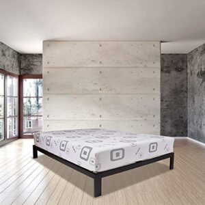 Wolf Harmony Wrapped Coil and Gel Memory Foam Hybrid Mattress/Platform Set, King