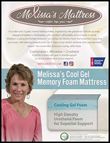 Melissa's Cool Gel Memory Foam Mattress