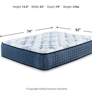 Signature Design by Ashley Mt Dana 15 Inch Firm Hybrid Mattress, CertiPUR-US Certified Foam, Full