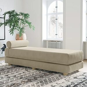 jaxx alon daybed | fold-out sleeper | queen-size mattress - ivory