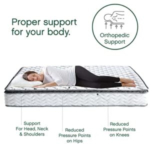 Classic Brands Serena Pillow Top Innerspring 10-Inch Mattress | Bed-in-a-Box California King