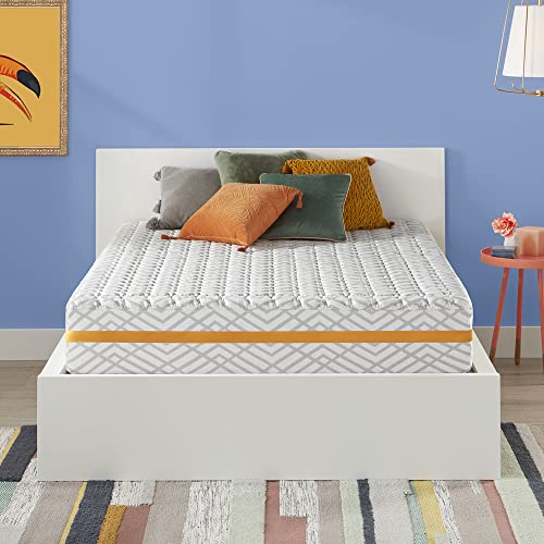 Simmons Amazon Exclusive - Premium Hybrid Memory Foam Mattress - 10 Inch, King Size, Individually Wrapped Coils, Cooling Foam, Quilted Cover, CertiPur-US Certified, 100-Night Trial