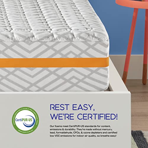 Simmons Amazon Exclusive - Premium Hybrid Memory Foam Mattress - 10 Inch, King Size, Individually Wrapped Coils, Cooling Foam, Quilted Cover, CertiPur-US Certified, 100-Night Trial