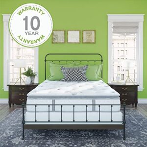 Classic Brands Mercer Cool Gel Memory Foam and Innerspring Hybrid 12-Inch Pillow Top Mattress | Bed-in-a-Box Twin XL