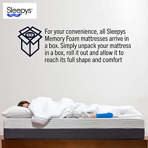 Sleepy's by Mattress Firm | Memory Foam Doze Mattress | King Size | 10" Medium Comfort | Pressure Relief | Moisture Wicking Breathable | Adjustable Base Friendly