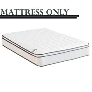 Greaton, 9-Inch Medium Eurotop Single Sided Innerspring Fully Assembled Mattress, 74" X 48"