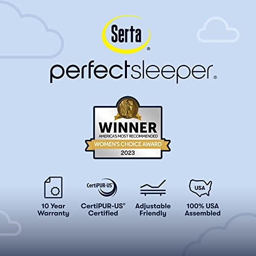 Serta - Perfect Sleeper - Nurture Night 12" Firm Gel Memory Foam Hybrid Mattress - Pocket Innersprings for Motion Isolation, Edge Support, Cooling, CertiPUR-US Certified - Queen