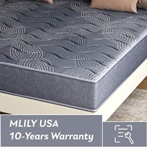 EGO Hybrid 9 Inch Queen Mattress, Cooling Gel Infused Memory Foam and Individual Pocket Spring Mattress, Made in USA, Mattress in a Box, CertiPUR-US Certified, Medium, 80"x60"