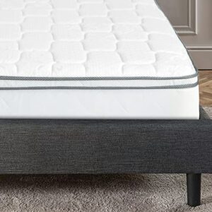 Mattress Solution Medium Plush Eurotop Pillowtop Innerspring Fully Assembled Mattress, Good for The Back, 75" X 33", 1