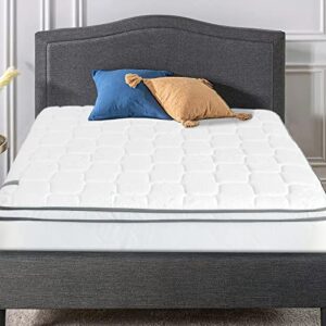 Mattress Solution Medium Plush Eurotop Pillowtop Innerspring Fully Assembled Mattress, Good for The Back, 75" X 33", 1