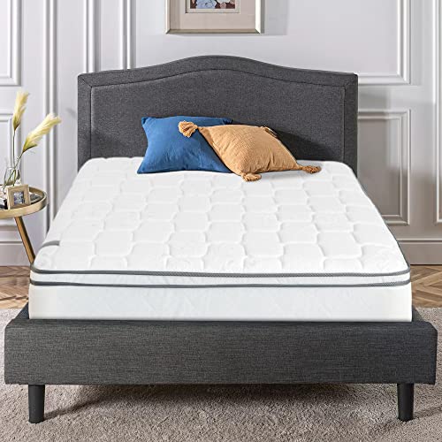 Mattress Solution Medium Plush Eurotop Pillowtop Innerspring Fully Assembled Mattress, Good for The Back, 75" X 33", 1