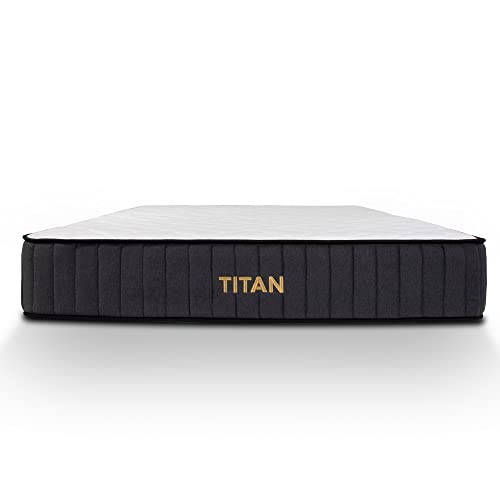 Brooklyn Bedding Titan Plus 11 Inch Luxe Memory Foam Comforting and Supportive Mattress with Cooling Cover for Plus Sized Sleepers, Queen-Sized Bed