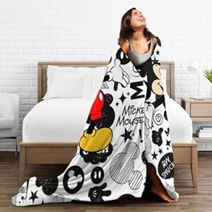 All Season Air Conditioning Blanket Cartoon Throw Blanket Soft Blanket for Bedroom Livingroom Sofa 50"X40"