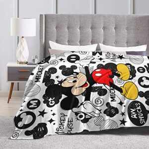 All Season Air Conditioning Blanket Cartoon Throw Blanket Soft Blanket for Bedroom Livingroom Sofa 50"X40"