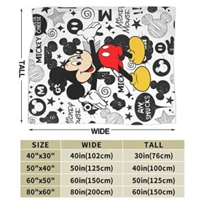 All Season Air Conditioning Blanket Cartoon Throw Blanket Soft Blanket for Bedroom Livingroom Sofa 50"X40"