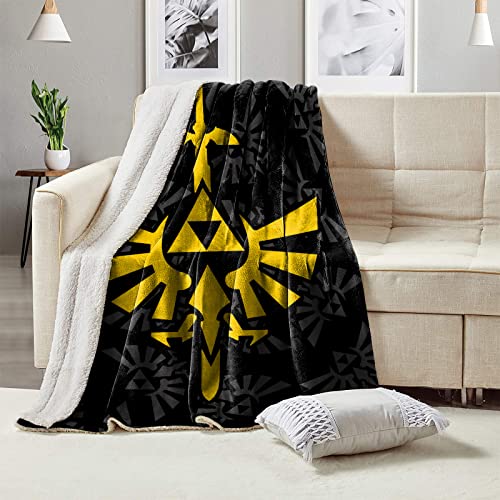 Ultra Soft Anime Blanket Smooth Home Decor Air Conditioning Throw Blanket for Bed Sofa Couch 80''x60''