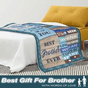 RFHBP Big Brother Gift, Gifts for Brother, Brother Gifts, Brother Gifts from Sister, Gift for Brother, Gifts for Brother Adult, Birthday Gifts for Brother, Big Brother Gifts Blanket 60 X 50 Inch