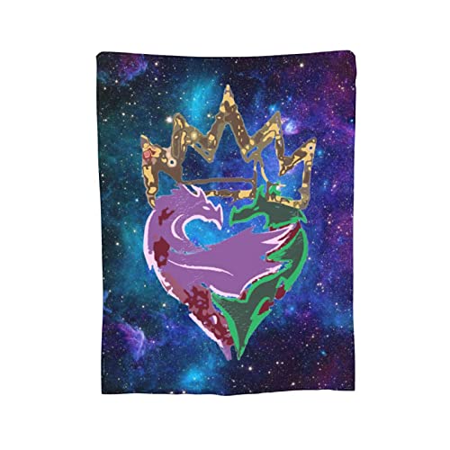 Movie Descendants 3 Blanket Super Soft Flannel Lightweight Plush Cozy Throws Blankets for Living Room Sofa Bedroom All Season 50"x40"