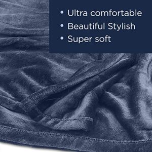 Dr Relief Electric Heated Throw Blanket Fleece with Controller, 4 Hours Auto Shut-Off, Fast Warming, Full-Body Comfort, Luxuriously Soft, Machine Washable, 50" x 60", Micromink for Cozy Couch or Bed