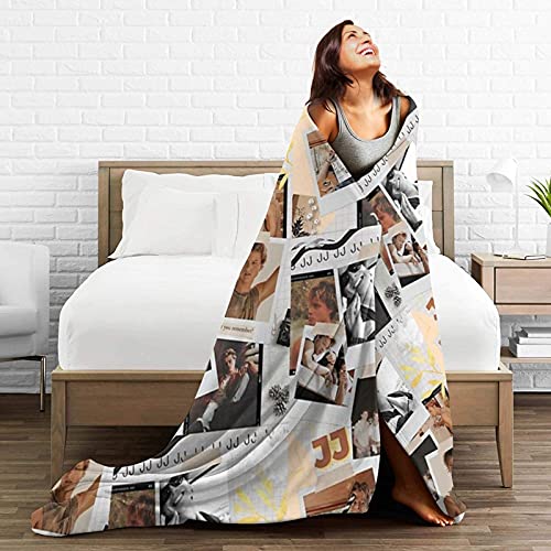 Angxtury Jj Rudy Outer Banks Merchandise Flannel Blankets Cozy, Warm and Lightweight for Sofa Couch Bed Living Room to Be Gift