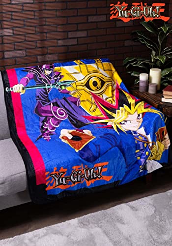 FUN.COM Yu-Gi-Oh 60" x 48" Throw Blanket Standard