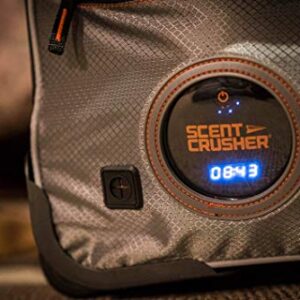 Scent Crusher Halo Series Covert Closet - Roller Bag Converts to Portable Closet, Includes The Halo Battery-Operated Generator to Remove Odors on Hunting Gear and Equipment