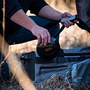 Scent Crusher Halo Series Covert Closet - Roller Bag Converts to Portable Closet, Includes The Halo Battery-Operated Generator to Remove Odors on Hunting Gear and Equipment