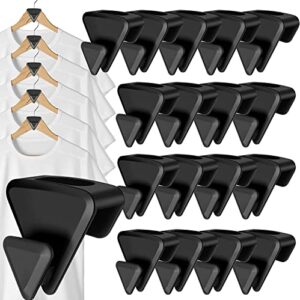 Fudshter Coat Hanger Hooks,18 PCS Clothes Hanger Connector Hooks,Space Saving Hanger Hooks for as Seen on Tv,Closet Space Connection Hooks for Organizer Closet (18) (18)