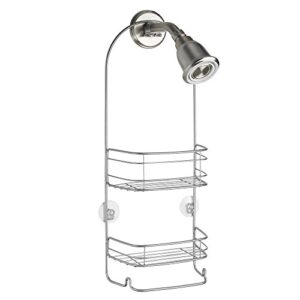 idesign rondo shower caddy, silver