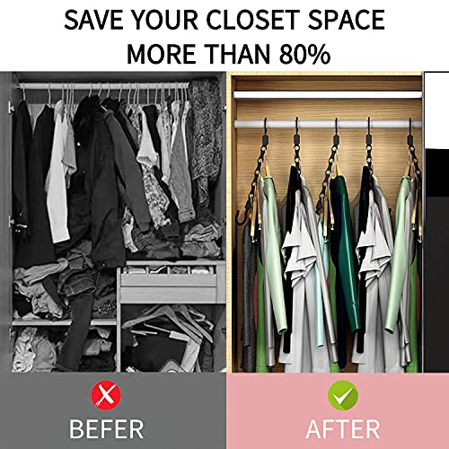 Closet Organizers and Storage, 12 Pack of Space-Saving Closet Organizers and Storage Hangers, Sturdy and Stackable, Multifunctional Closet Storage Hangers, Essential Hangers for Dormitories