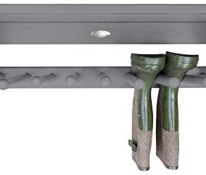 Esschert Design Wall Boot Rack, Gray