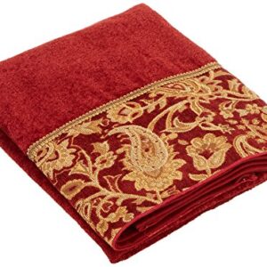 Avanti Linens Arabesque Hand Towel, Brick