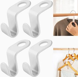 kk5 hanger connector hooks clothes connection cascading hangers for clothes storage & display in closet or store, heavy duty space saving outfit hangers hanger extender clips