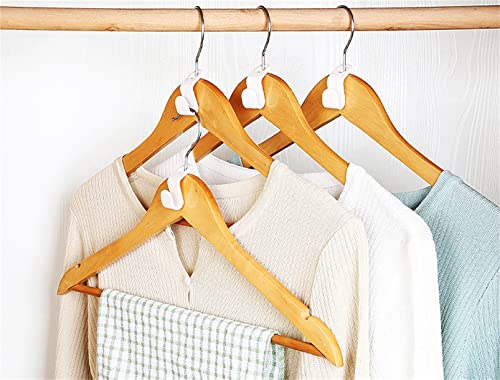 KK5 Hanger Connector Hooks Clothes Connection Cascading Hangers for Clothes Storage & Display in Closet or Store, Heavy Duty Space Saving Outfit Hangers Hanger Extender Clips