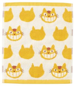 studio ghibli via bluefin my neighbor totoro hand towel smile cat bus cotton 100% studio ghibli,wash towel,1005016000