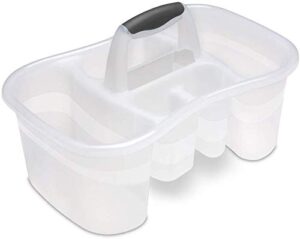 joey'z plastic bath/bathroom caddy shower tote with 5 compartments