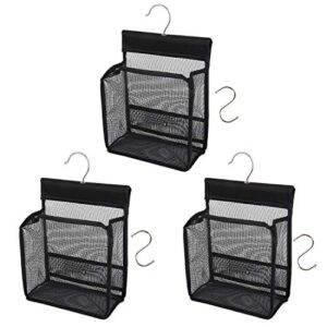 reoean serial type mesh shower caddy, hook type mini storage basket, hanging mesh fitness swimming storage basket (3)