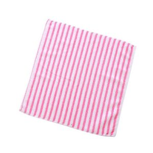 Grey990 Microfiber Dishcloths Wash Striped Cloth Square Absorbent Kitchen Dining Striped Wash Towel - 5Pcs Random Color