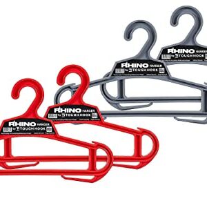 Rhino Hanger Max Pack Set of 4 | 2 Grey and 2 Red USA Made