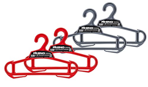 Rhino Hanger Max Pack Set of 4 | 2 Grey and 2 Red USA Made