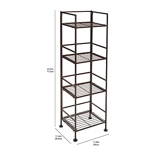 Amazon Basics 4-Tier Iron Tower Shelf