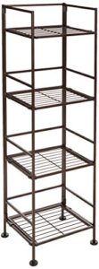 amazon basics 4-tier iron tower shelf