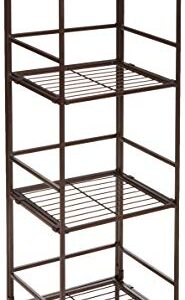 Amazon Basics 4-Tier Iron Tower Shelf