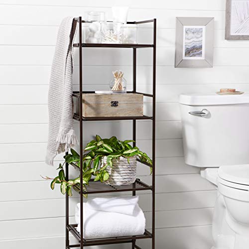 Amazon Basics 4-Tier Iron Tower Shelf