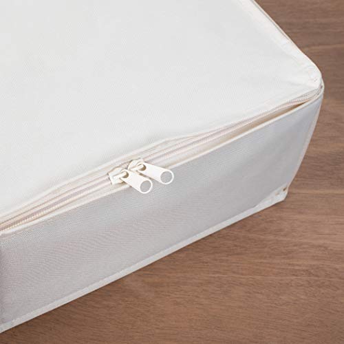 Richards Underbed Wrapping Paper and Bow Organizer Accessories Compartments, Beige