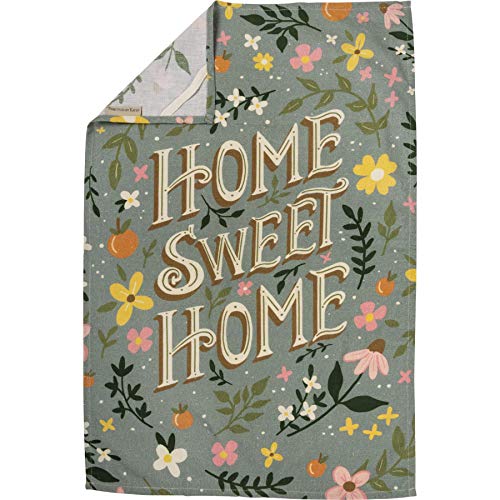 Primitives by Kathy 108943 Home Sweet Home Dish Towel, 28-inch High, Cotton