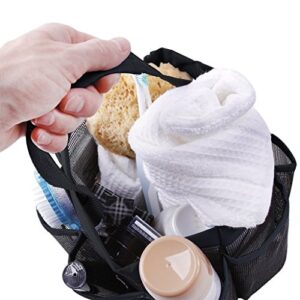 Ibluelover Shower Caddy Tote Felt Insert Purse Organizer Multi Pocket Bag in Bag Handbag Toiletry and Bath Organizer