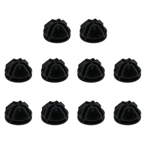 e-outstanding 10pcs plastic wire grid cube storage shelving unit connectors closet clasp buckle clip wire cube connectors, black