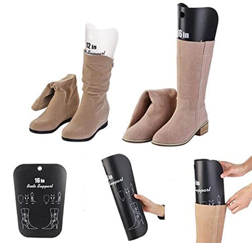 ericotry 2 Pairs 8 Inch Boot Shaper Form Inserts Breathable Boots Tall Support Shoe Tree Stands Holder for Women and Men